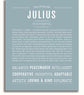 Julius Personalized Name Meaning Art Prints – Name Stories