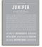Juniper | Name Art Print – Name Stories