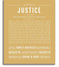 Justice Personalized Name Meaning Art Prints – Name Stories