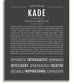 Kade | Name Art Print – Name Stories