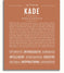 Kade | Name Art Print – Name Stories