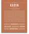 Kadin | Name Art Print – Name Stories