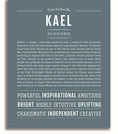 Kael | Name Art Print – Name Stories