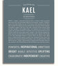 Kael | Name Art Print – Name Stories