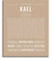 Kael | Name Art Print – Name Stories