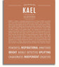 Kael | Name Art Print – Name Stories