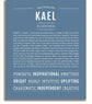 Kael | Name Art Print – Name Stories