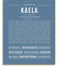 Kaela | Name Art Print – Name Stories
