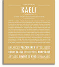 Kaeli | Name Art Print – Name Stories