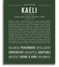 Kaeli | Name Art Print – Name Stories