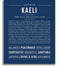 Kaeli | Name Art Print – Name Stories