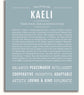 Kaeli | Name Art Print – Name Stories
