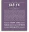 Kaelyn | Name Art Print – Name Stories