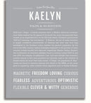 Kaelyn | Name Art Print – Name Stories