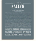 Kaelyn | Name Art Print – Name Stories