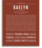 Kaelyn | Name Art Print – Name Stories