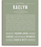 Kaelyn | Name Art Print – Name Stories