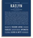 Kaelyn | Name Art Print – Name Stories