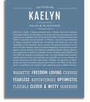 Kaelyn | Name Art Print – Name Stories