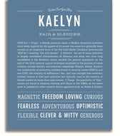 Kaelyn | Name Art Print – Name Stories