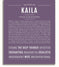 Kaila | Name Art Print – Name Stories