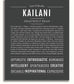 Kailani | Name Art Print – Name Stories