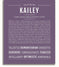 Kailey | Name Art Print – Name Stories