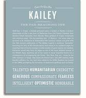 Kailey | Name Art Print – Name Stories