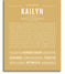 Kailyn | Name Art Print – Name Stories