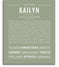 Kailyn | Name Art Print – Name Stories
