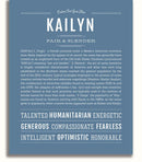 Kailyn | Name Art Print – Name Stories