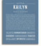 Kailyn | Name Art Print – Name Stories