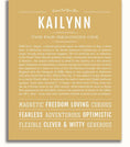 Kailynn | Name Art Print – Name Stories