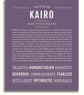 Kairo Personalized Name Meaning Art Prints – Name Stories