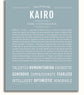 Kairo Personalized Name Meaning Art Prints – Name Stories