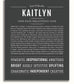 Kaitlyn Personalized Name Meaning Art Prints – Name Stories