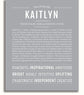 Kaitlyn | Name Art Print – Name Stories