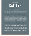 Kaitlyn | Name Art Print – Name Stories