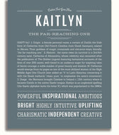 Kaitlyn | Name Art Print – Name Stories