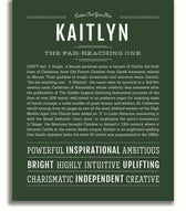 Kaitlyn | Name Art Print – Name Stories