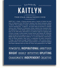 Kaitlyn | Name Art Print – Name Stories