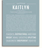 Kaitlyn | Name Art Print - Personalized Custom Gifts – Name Stories