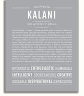 Kalani | Name Art Print – Name Stories