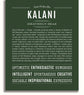 Kalani | Name Art Print – Name Stories