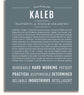 Kaleb Personalized Name Meaning Art Prints – Name Stories