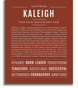 Kaleigh | Name Art Print – Name Stories