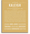 Kaleigh | Name Art Print – Name Stories