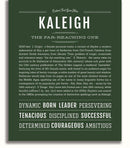 Kaleigh | Name Art Print – Name Stories