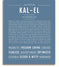 Kalel Personalized Name Meaning Art Prints – Name Stories