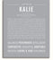 Kalie | Name Art Print – Name Stories